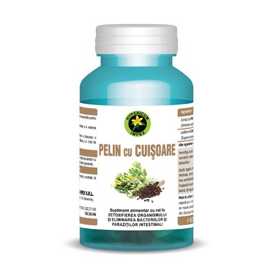Capsule pelin cu cuisoare 60cps, Hypericum impex