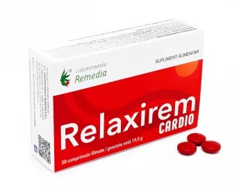 Relaxirem cardio, 30 comprimate, Remedia