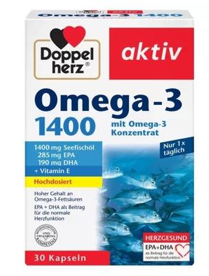 Doppelherz aktiv omega-3, 1400 mg, 30 capsule, Queisser pharma