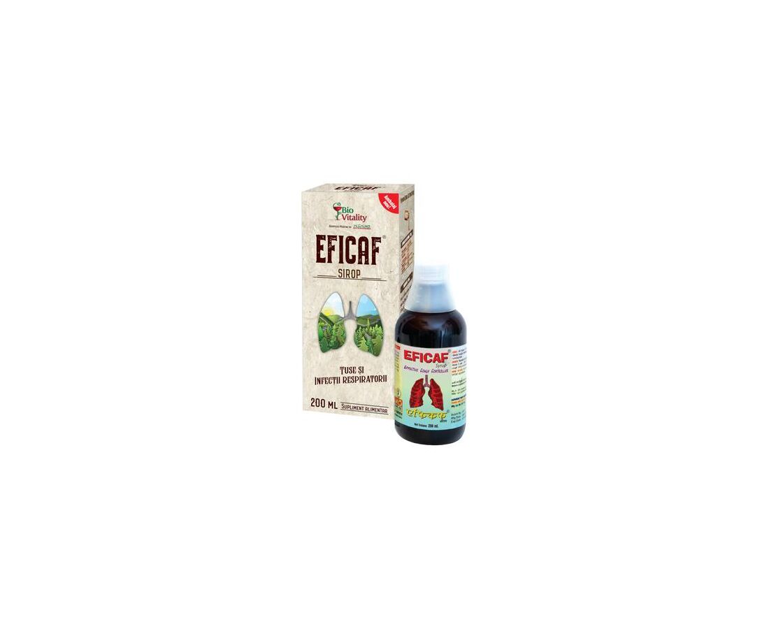 Eficaf sirop 200ml, Bio vitality