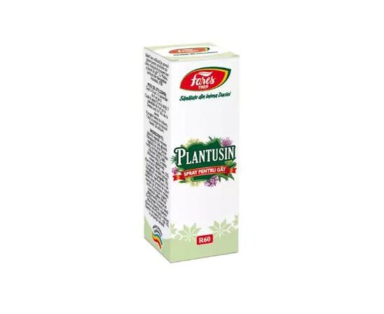 Plantusin, r60, spray pentru gât, 20ml, Fares